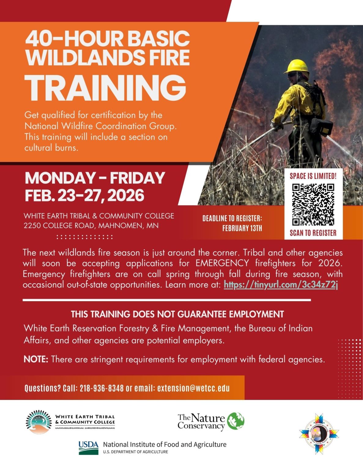 Basic Wildfire Fire Training - White Earth Tribal & Community College